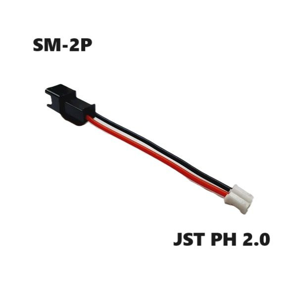 Переходник MCPX MOLEX JST PH 2.0 2P на SM-2p (мама / папа) 17 разъемы JST SM адаптер 2P JST 2.54 ...