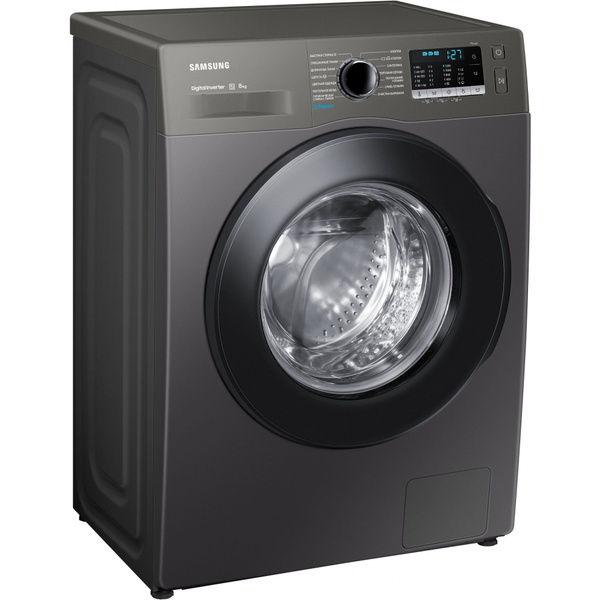 Стиральная машина Samsung WW80AGAS22AX/LD черный корпус, черный люк ...