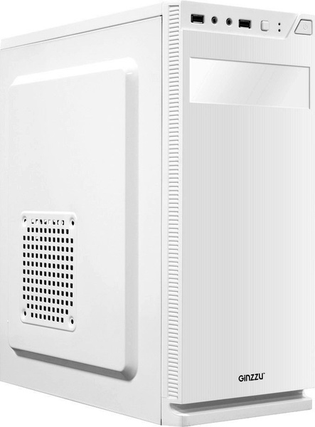 Корпус Ginzzu A220 White A220White, Midi Tower, белый - купить с ...