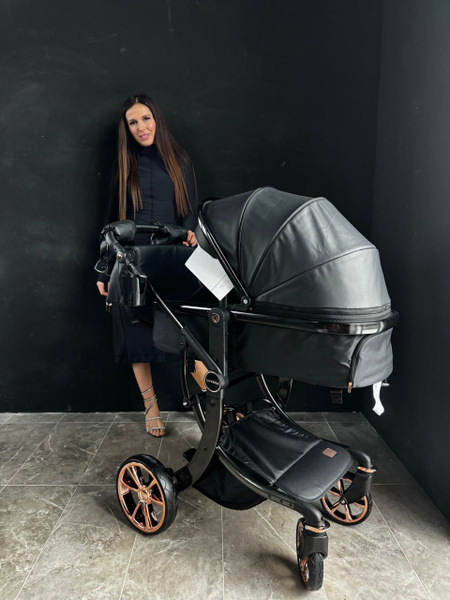 Детская коляска - трансформер 2в1 Lux mom 2024 С реверсивным блоком ...