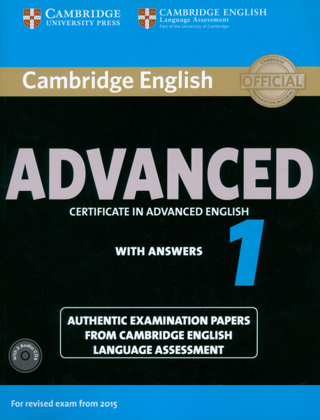 Cambridge English Advanced 1 for Revised Exam from 2015. Student's Book ...