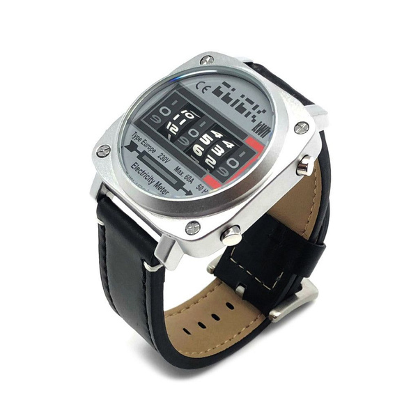 Часы kWh Revolving Watch (часы в виде электросчётчика - Electricity ...