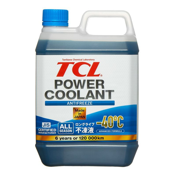 Антифриз TCL POWER COOLANT -40 синий 2л. 174349 (PC240B), Готовый ...