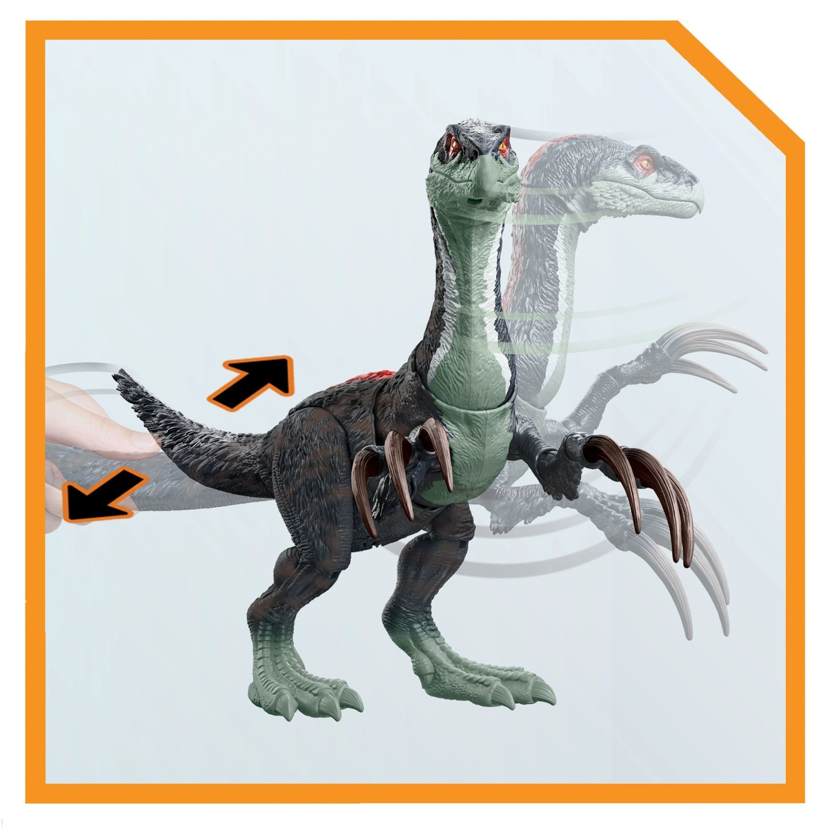 Фигурка динозавра Mattel Jurassic World Теризинозавр GWD65 Мир Юрского ...