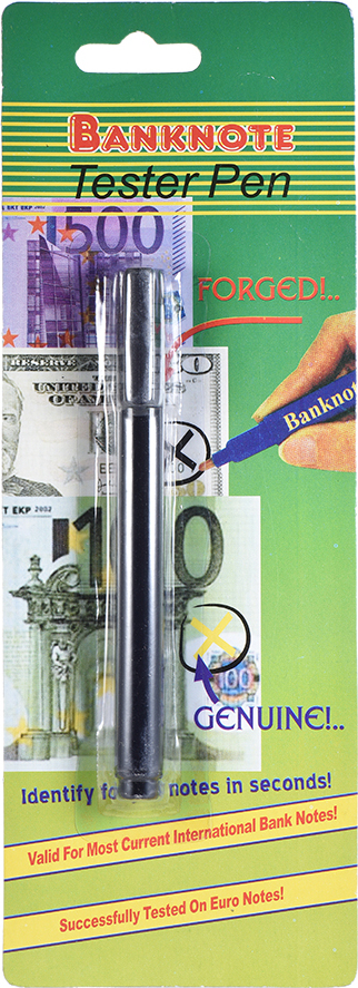 Маркер детектор для проверки подлинности купюр Banknote Tester Pen ...