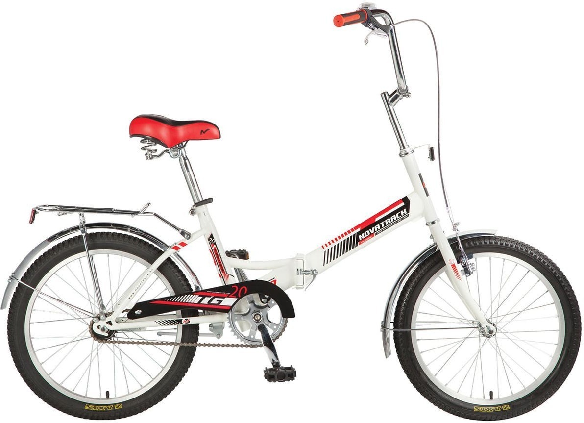Велосипед детский Novatrack "TG-30 Classic", 20", белый, красный ...