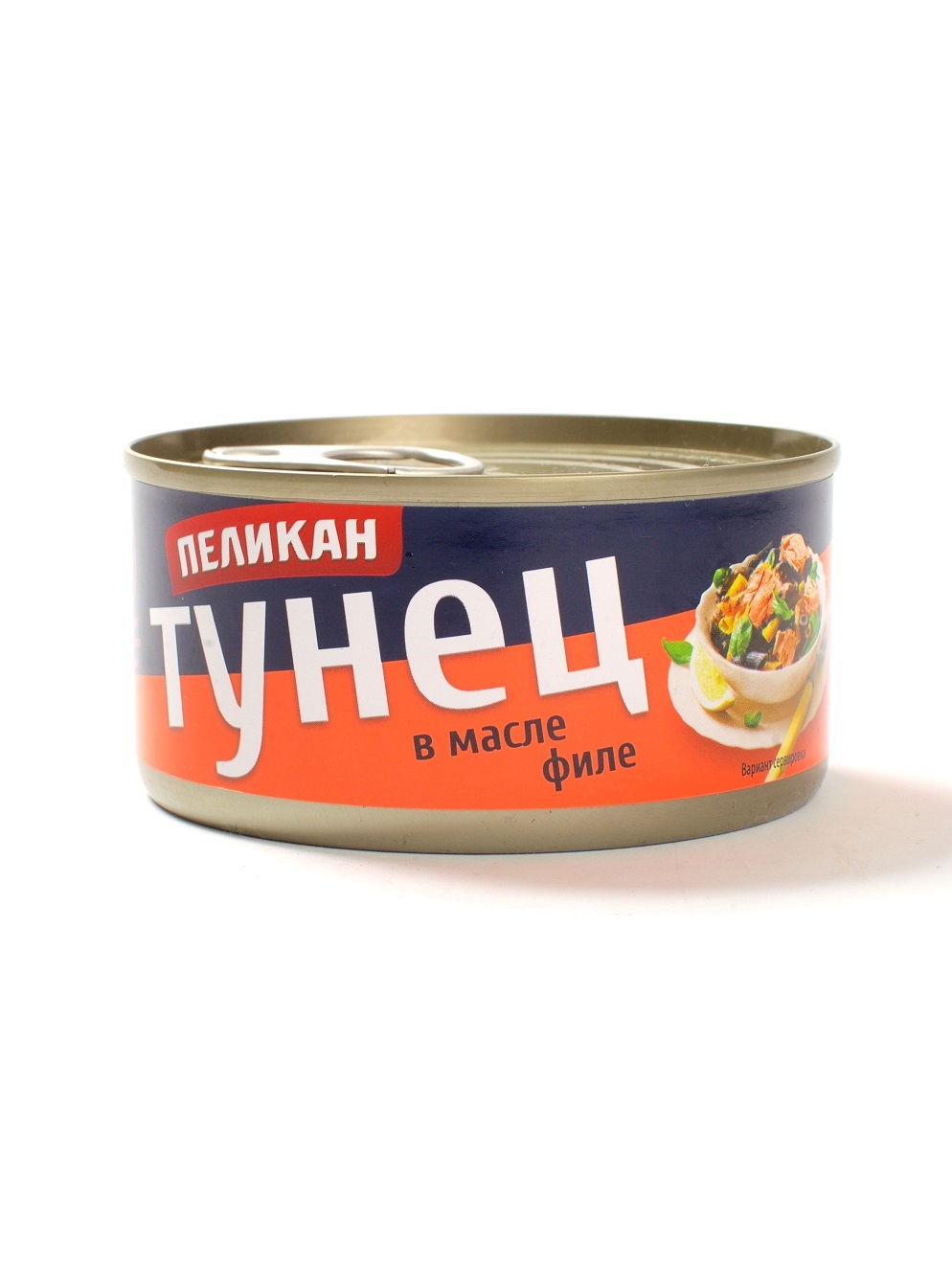 Тунец "Пеликан" филе в масле, с ключом 185 г — купить в интернет ...