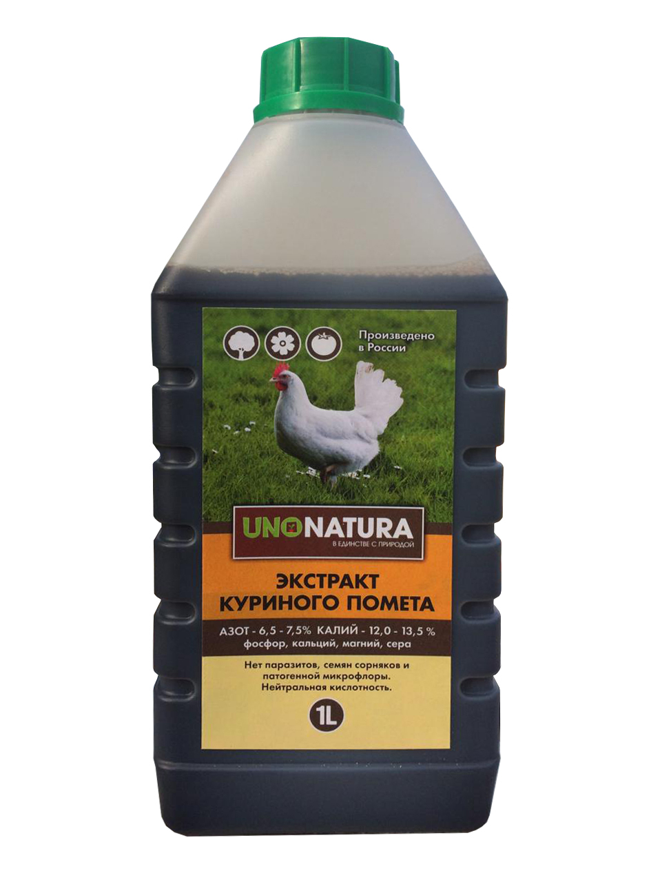 Биостимулятор UNO NATURA Экстракт куриного помета 1л. 600 г - купить по ...