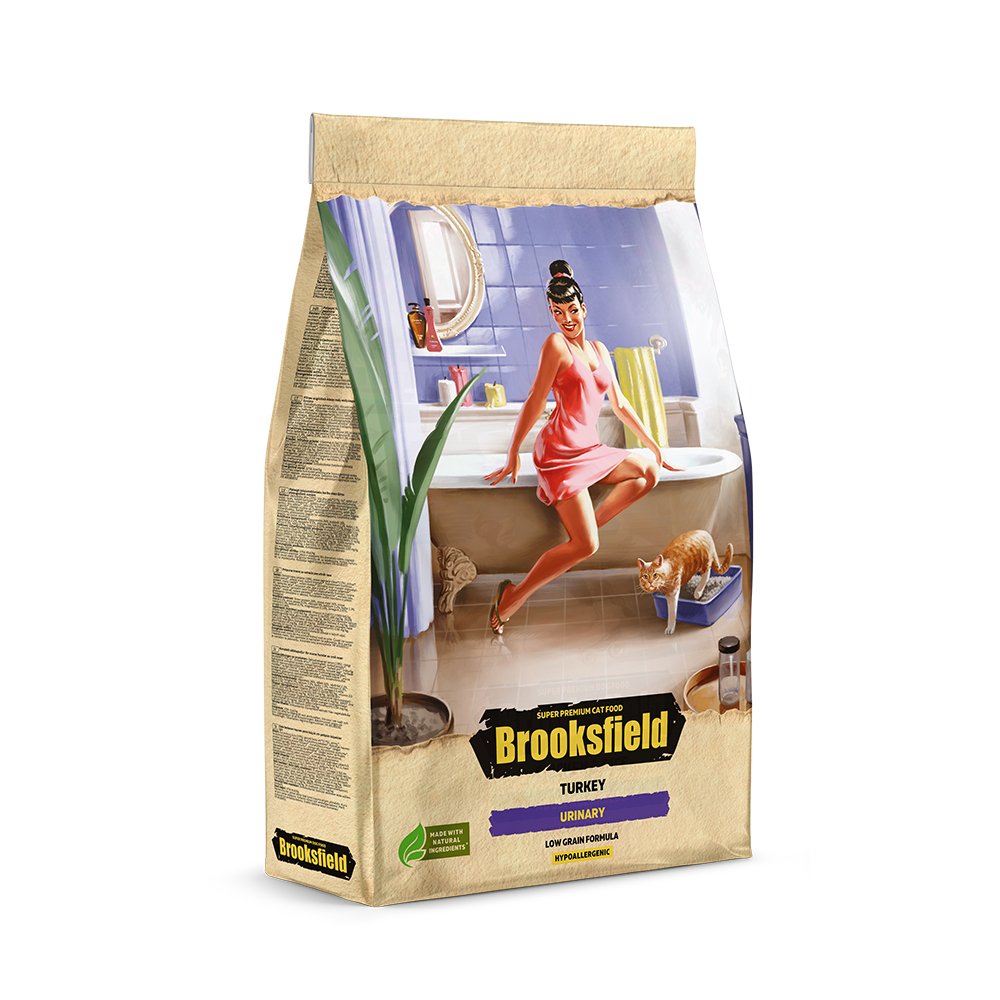 Сухой корм Brooksfield Adult Cat Urinary для взрослых кошек Индейка ...