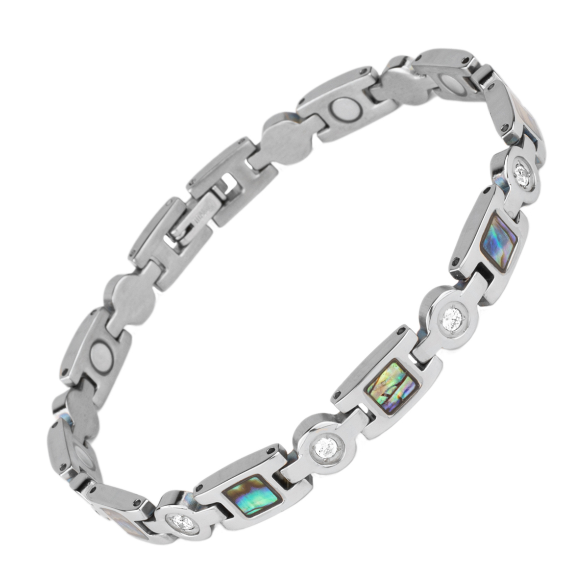 Магнитный энергетический браслет Marrakesh Silver. Женский браслет от ...