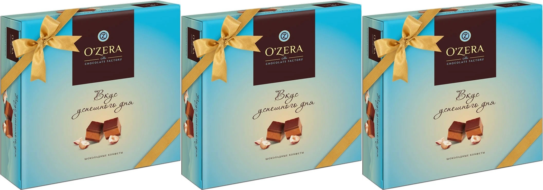 OZera, конфеты шоколадные Вкус успешного дня, 3 шт по 195 г - купить с доставкой по выгодным ...