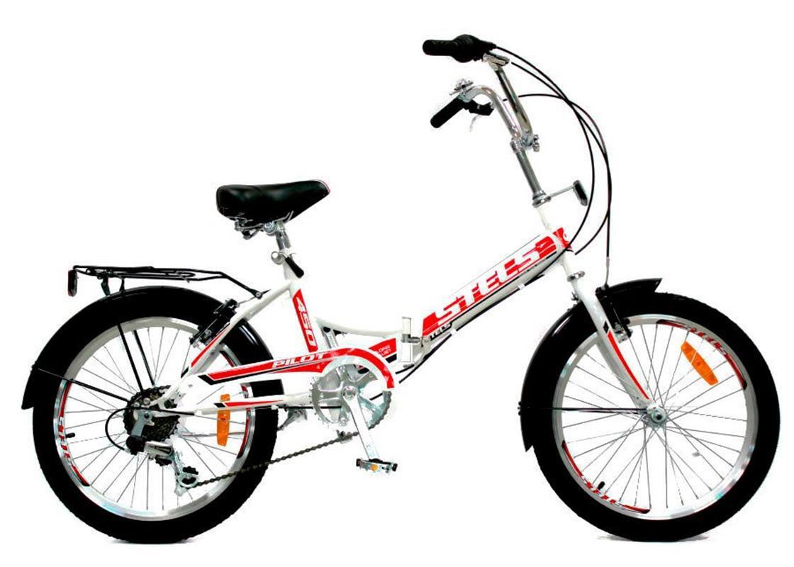 Велосипед Stels 20" Pilot 450 (LU086914) Белый/Красный - купить по ...