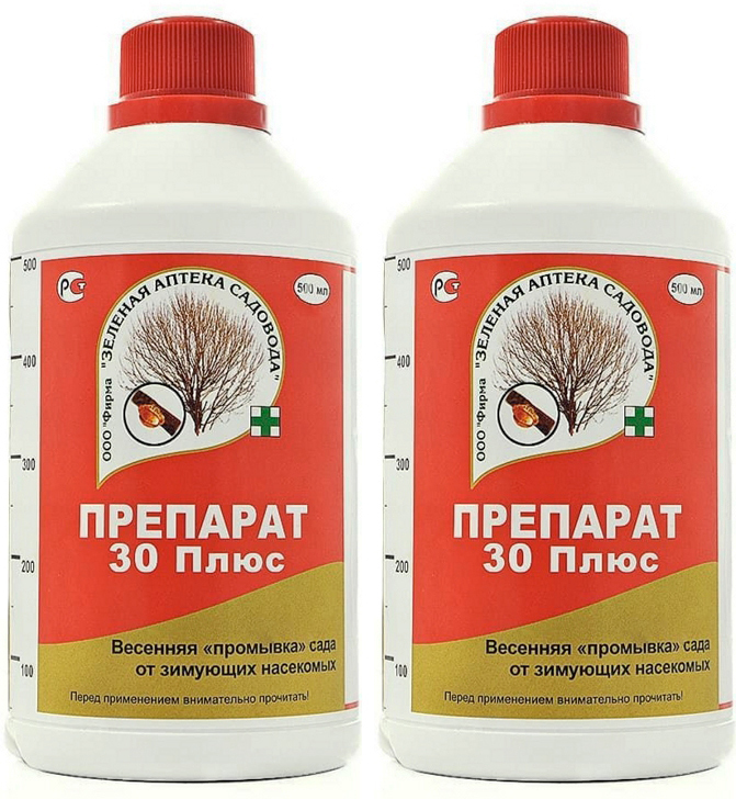 Минерально-масляная эмульсия против зимующих вредителей "Препарат 30 ...