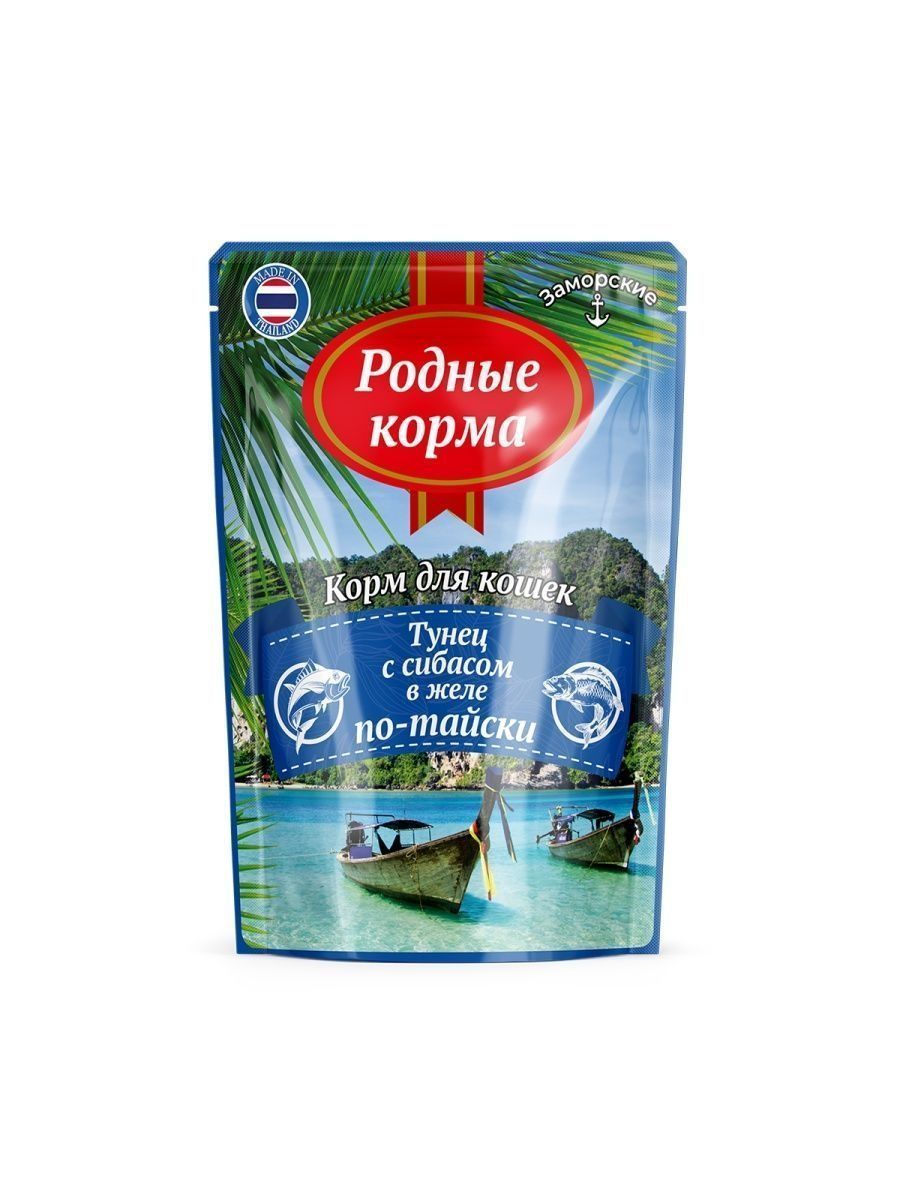 Родные Корма Для Кошек Тунец – купить в интернет-магазине OZON по ...