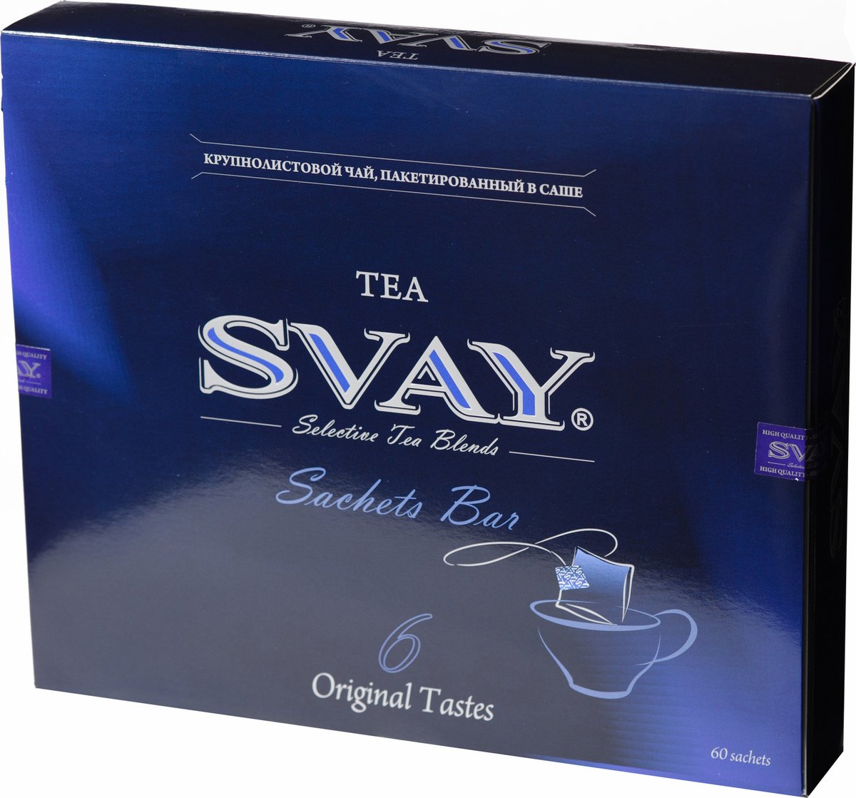 Svay Sachets bar набор чая в саше, 60 шт (6 вкусов) — купить в интернет ...