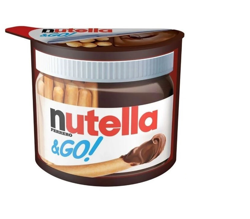 Шоколадная паста + хлебные палочки Nutella Нутелла, 52г по 12шт ...