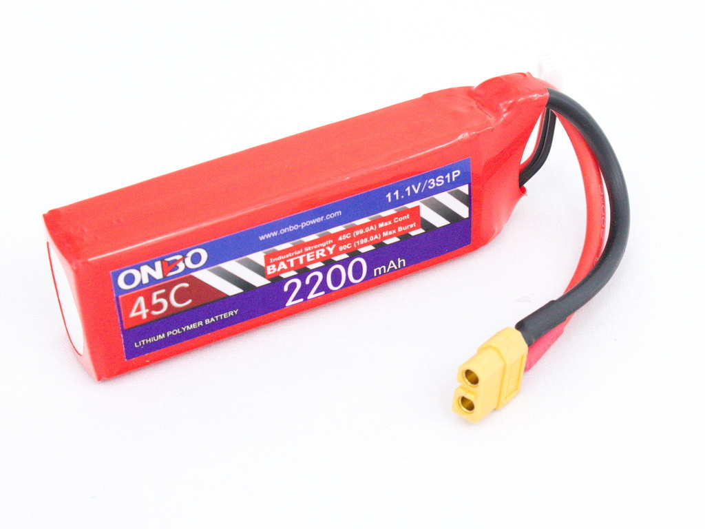 ONBO 2200mAh 3S 45C Lipo Pack 1085 — купить в интернет-магазине OZON с ...