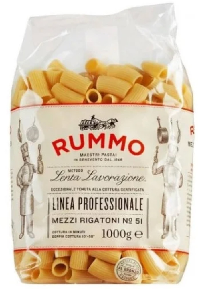RUMMO Макароны Linea professionale Mezzi rigatoni №51, 1000 г — купить ...