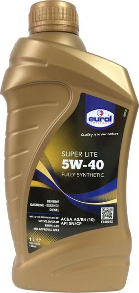 Масло моторное EUROL 5W-40 Синтетическое - купить в интернет-магазине ...