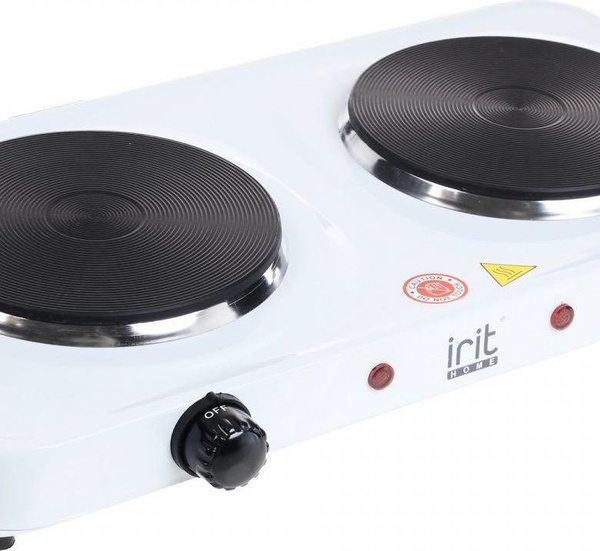 IRIT Электрическая настольная плита IR-8008, белый - купить с доставкой по выгодным ценам в ...