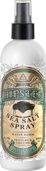 Hipster Солевой спрей для укладки волос Sea Salt Spray с морской солью ...