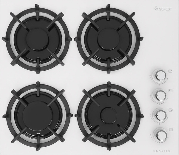 Варочная панель Gefest СВН 2230 К11, газовая, белый купить по низкой цене с доставкой и отзывами ...