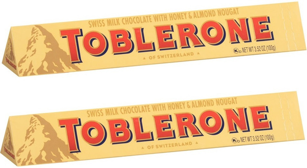 Шоколад Тоблерон Милк Toblerone Milk молочный с медом и нугой 100 г (2 ...