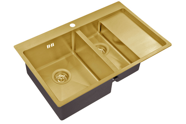 Мойка для кухни из нержавейки, с шумоподавлением ZorG Sanitary ...