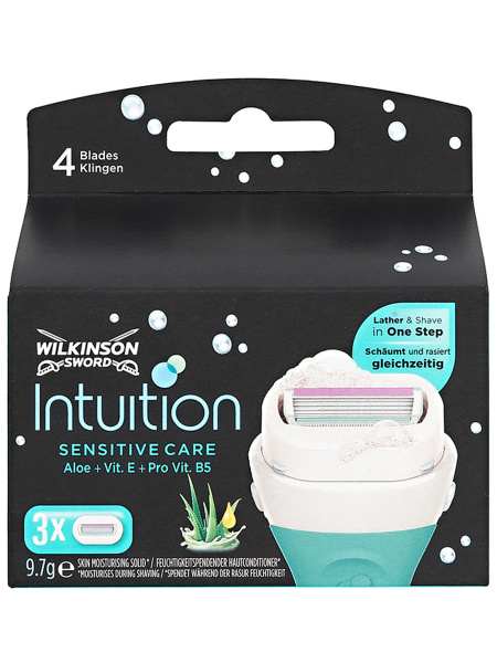 Wilkinson Sword INTUITION Sensitive Сменные женские кассеты 3 шт ...
