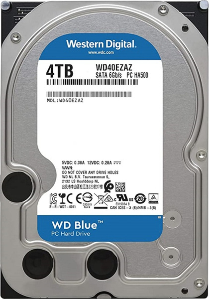 4 ТБ Внутренний жесткий диск Western Digital Bluep (WD40EZAZ) - купить ...