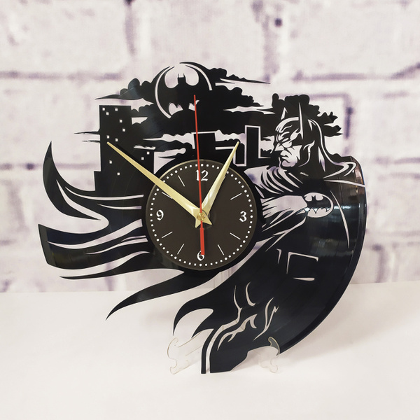 Часы из виниловой пластинки Batman / часы из винила Бэтмен - купить по ...