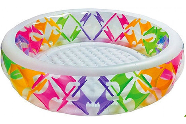 Бассейн детский Intex 57182NP "PINWHEEL POOL" 229х56 см (6+), зеленый ...