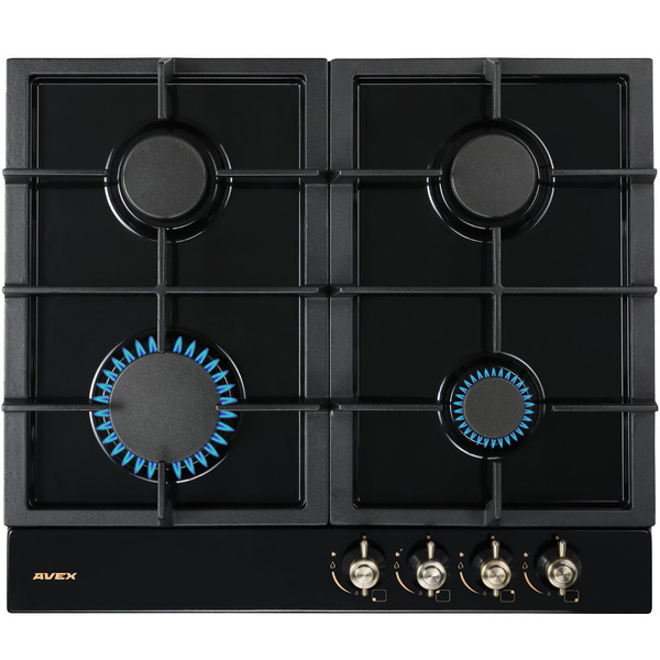 Газовая встраиваемая варочная поверхность AVEX HS 6241 BR,электроподжиг ...
