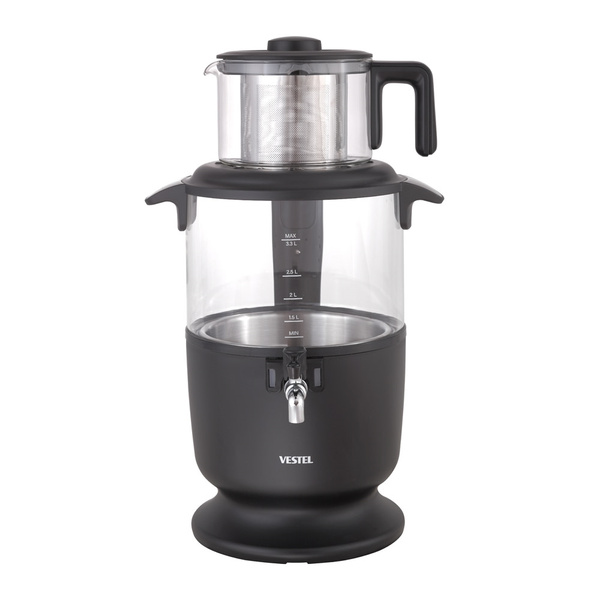 Vestel Электрический самовар Sefa 4500 C, черный купить на OZON по низкой цене (1643279001)