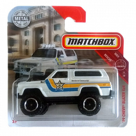 Машинка Matchbox 1989 Chevy Blazer 4x4 53/100 - купить с доставкой по ...