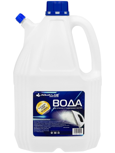 Вода для утюга, парогенератора и увлажнителя воздуха AQUA-LAB - купить ...