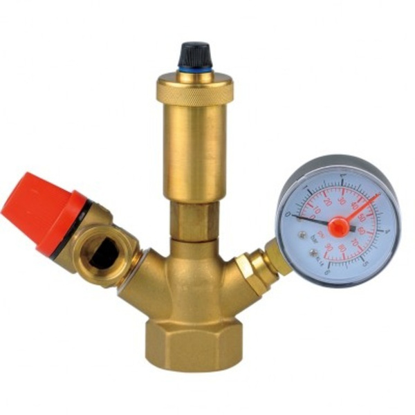 Группа безопасности котла латунь (мини, 3 бар) 1" "ViEiR" купить по низкой цене с доставкой в ...