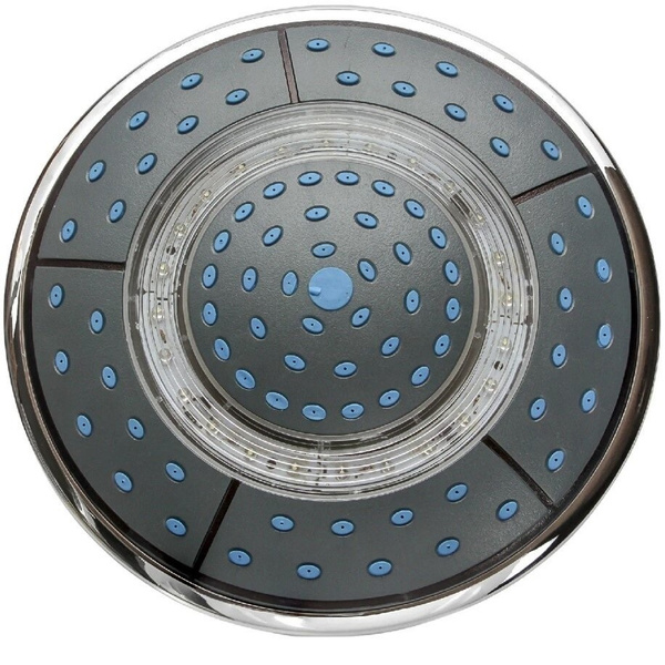 Лейка 25см для душевой кабины верхняя (тропический душ 250мм) с LED ...