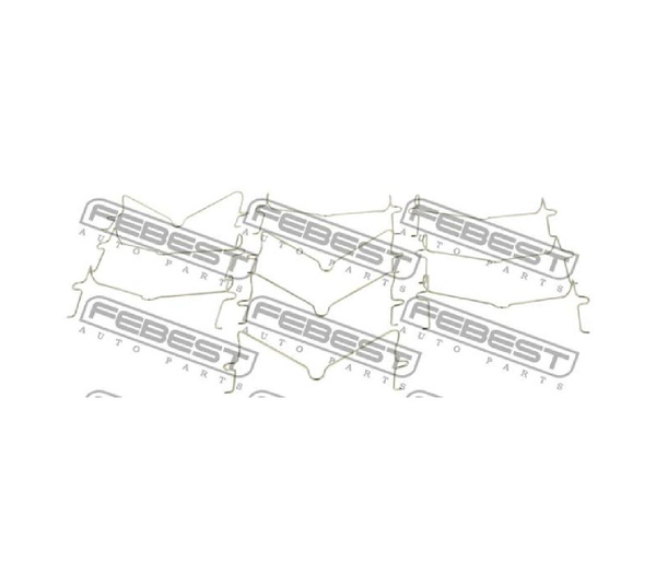 Ремкомплект тормозных колодок Febest 0103003PCS10 - купить по низким ...