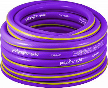 Шланг поливочный Polyagro Gold САПФИР_15797 - купить по низким ценам в интернет-магазине OZON ...