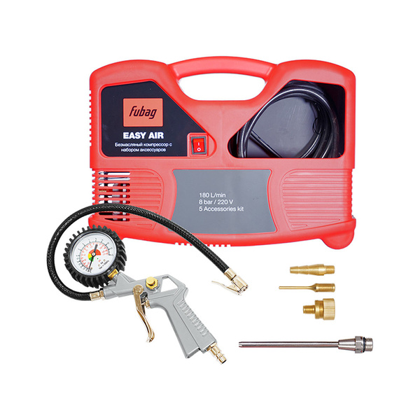 Компрессор безмасляный Fubag Easy Air 1,1 кВт купить на OZON по низкой ...