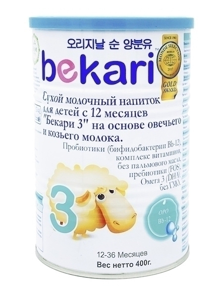 BEKARI Молочная смесь 3 (с 12 месяцев) 400г. 1шт. - купить с доставкой ...