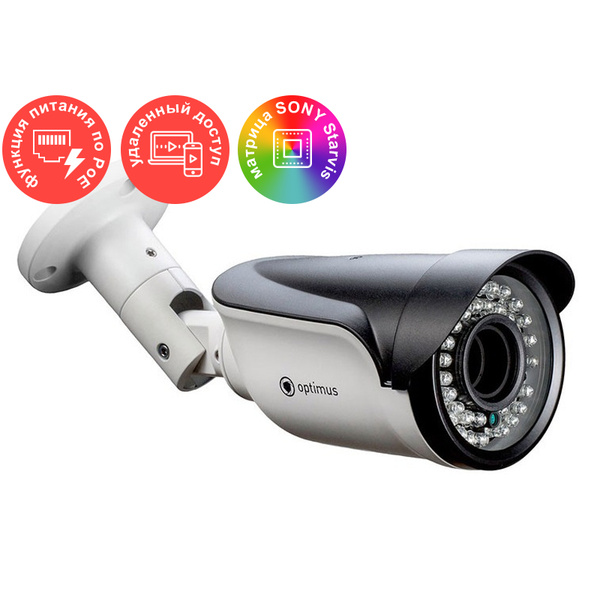Камера видеонаблюдения Optimussecurity IP-S015.0_Объектив 2.8-12 мм 2592×1944 - купить по низким ...