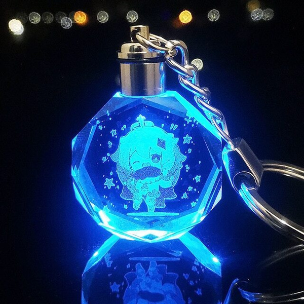 Светящийся брелок Паймон Геншин Импакт Genshin Impact меняет цвета купить с доставкой по