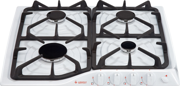 Варочная панель газовая Gefest СГ СН 1210 К4 белый купить по низкой цене с доставкой и отзывами ...