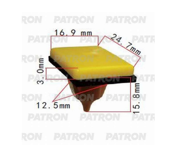Клипса крепежная автомобильная, 1 шт. купить по выгодной цене в ...