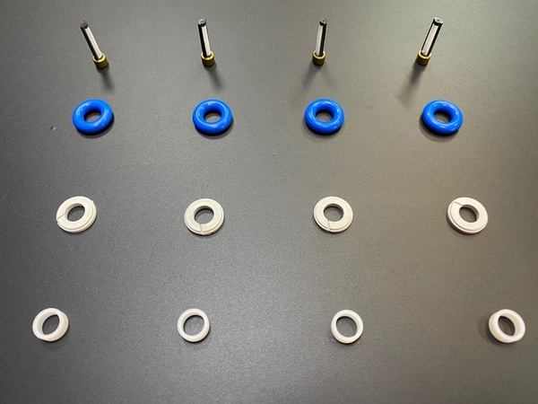 Комплект колечек топливной форсунки на 4 штуки General Motors 2.0 ...