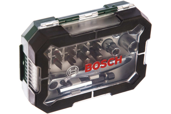 Комплект насадок с ключом-трещоткой (26 предметов) Bosch 2607017322 ...