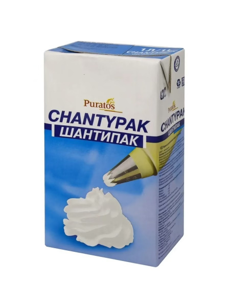 Шантипак Puratos сливки для взбивания на растительных маслах 1л ...