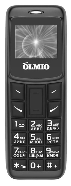 Мобильный телефон OLMIO A02 черный, черный - купить по выгодной цене в ...